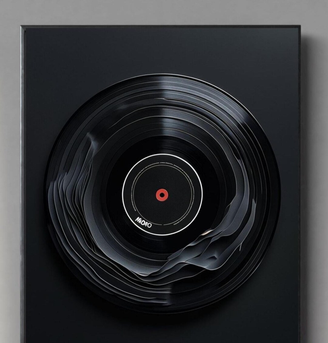 Vinyl Record Paper Art Print: 3D Layered Music Lover Wall Decor - Etsy