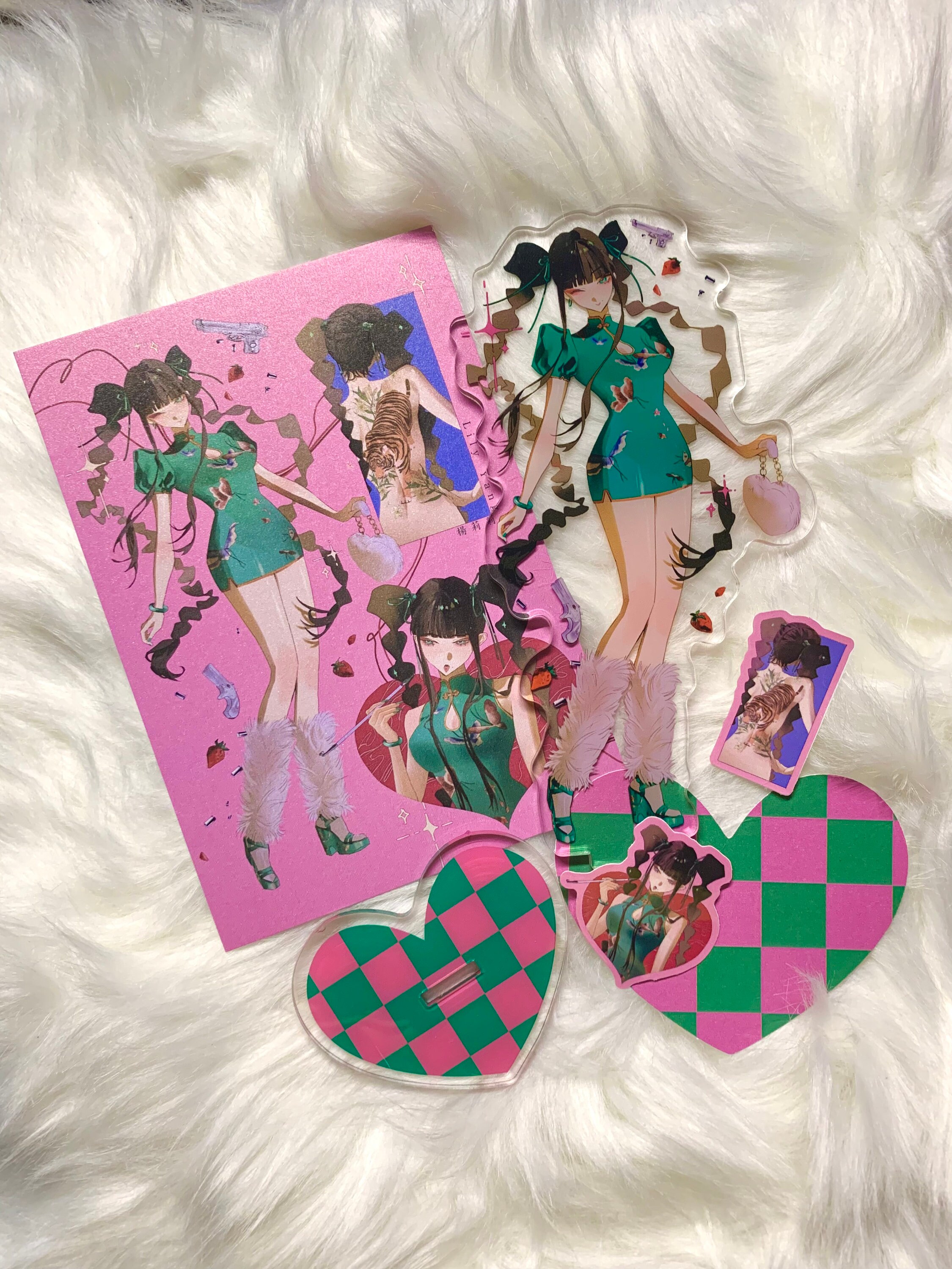 Acrylic Standee Collectionqipao Chinese Fashion Aesthetic Girl - Etsy