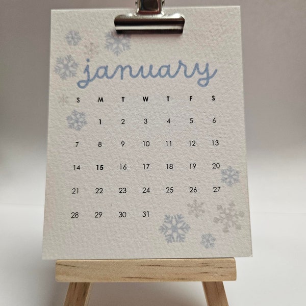 Easel Calendar - Etsy