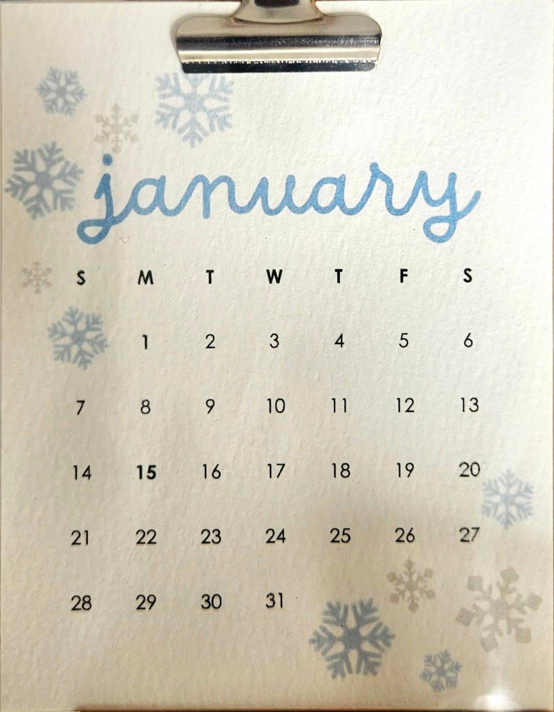 2024 Mini Easel Calendar - Etsy