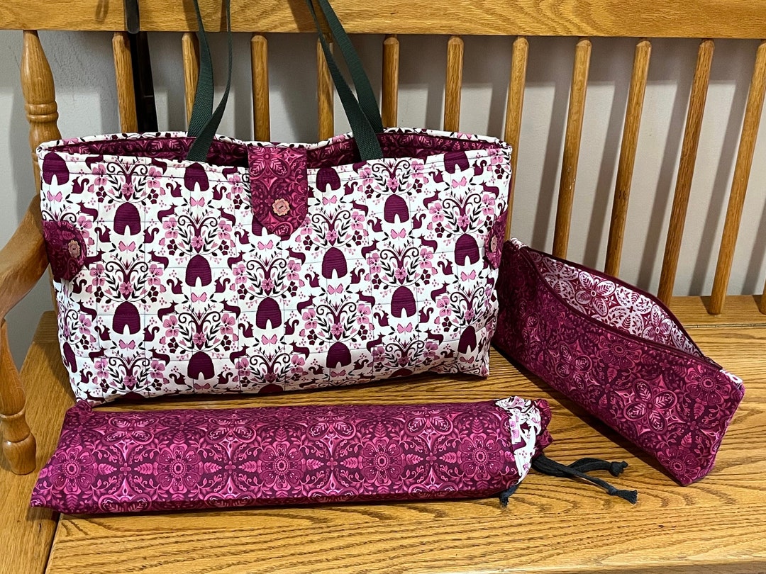 Mahjong Bag Set Mahjongg Carrying Bag, Tile Bag and 4 Rack Pouch. - Etsy