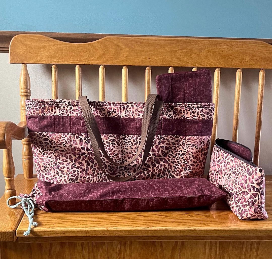 Mahjong Bag Set, Quilted Big Mahjong Bag to Store and Carry Tile Bag ...