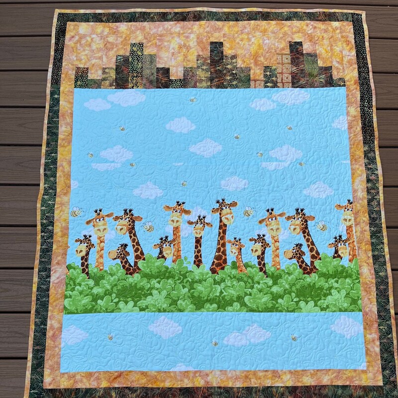 Giraffe Quilt - Etsy