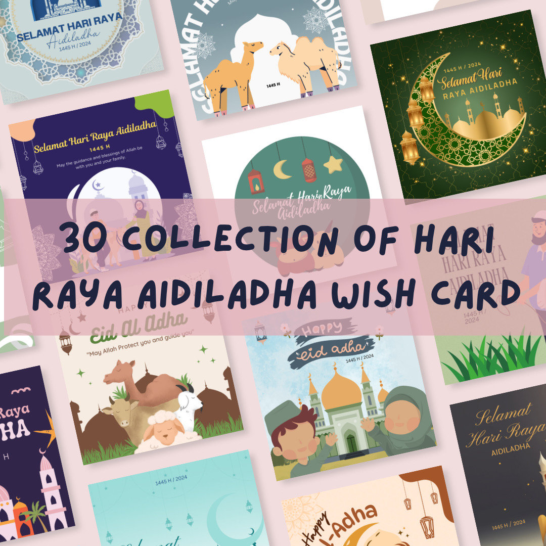 30 Collection of Hari Raya Aidiladha 2024 Wish Card - Etsy