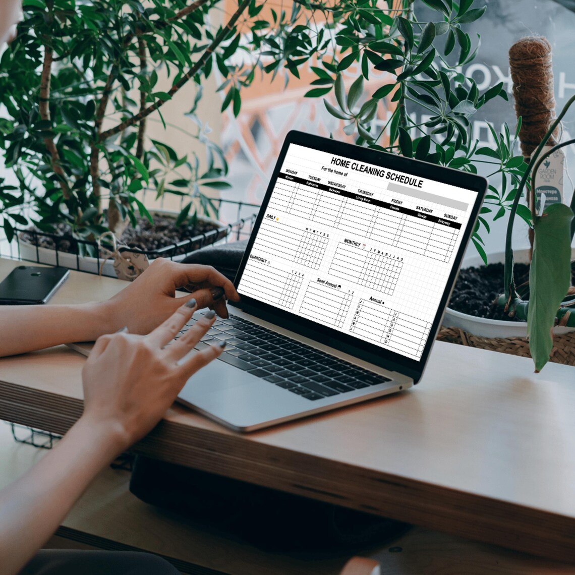 Home Cleaning Schedule & Checklist | Printable Annual House Refresh ...