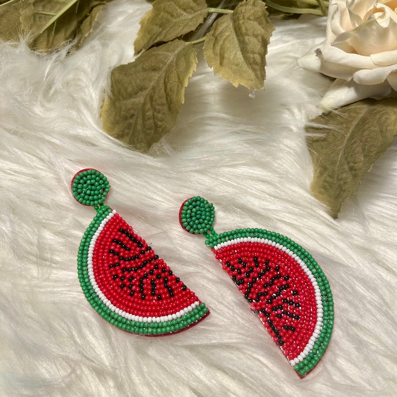 Watermelon Beads - Etsy