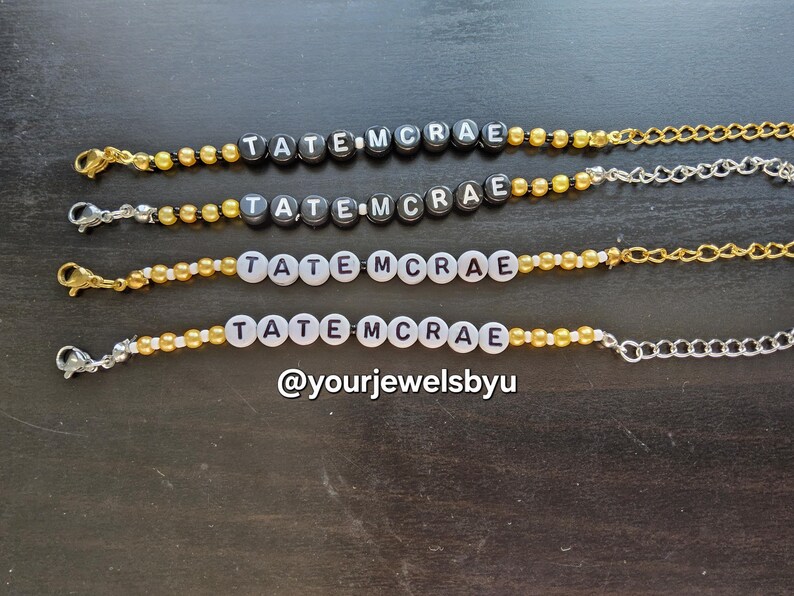 Tate Mcrae Bracelets - Etsy