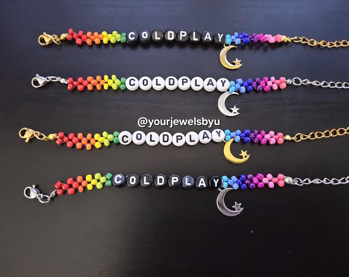 Coldplay Bracelets - Etsy