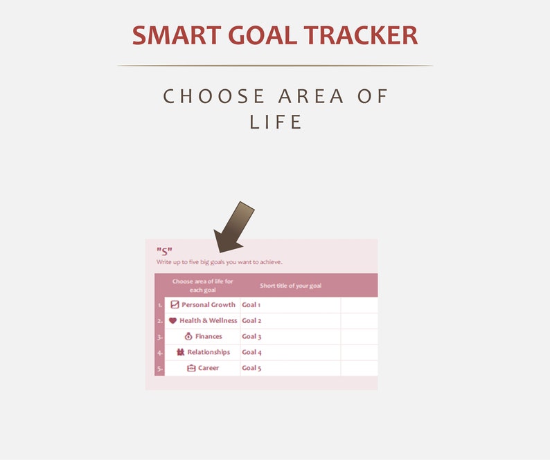 SMART Goal Tracker, Set Your Goals With SMART Tehnique, Set Different ...