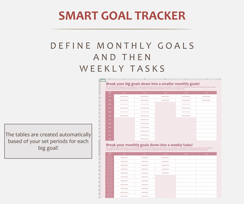 SMART Goal Tracker, Set Your Goals With SMART Tehnique, Set Different ...