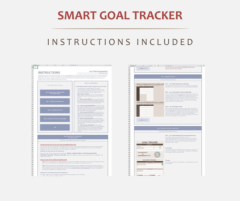 SMART Goal Tracker, Set Your Goals With SMART Tehnique, Set Different ...