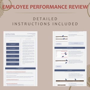 Employee Performance Review Template Excel & Google Sheets – Easy HR Appraisal Spreadsheet With ...