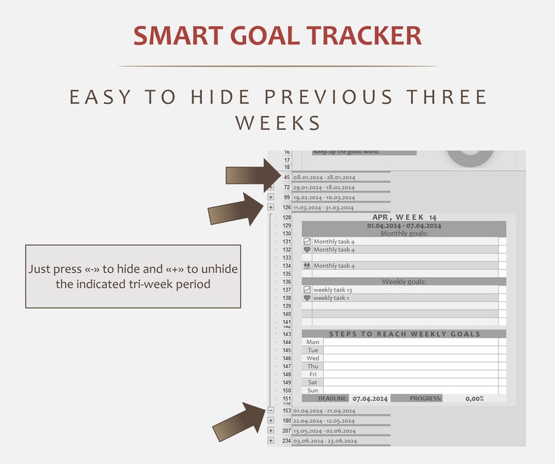 SMART Goal Tracker, Set Your Goals With SMART Tehnique, Set Different ...