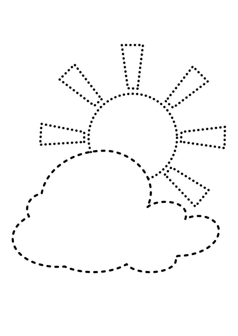 Line and Shape Tracing, Coloring Pages for Kids, Animal Tracing ...