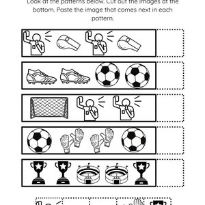 Football Kids Activities Homeschooling Fun Worksheets Activity Book ...
