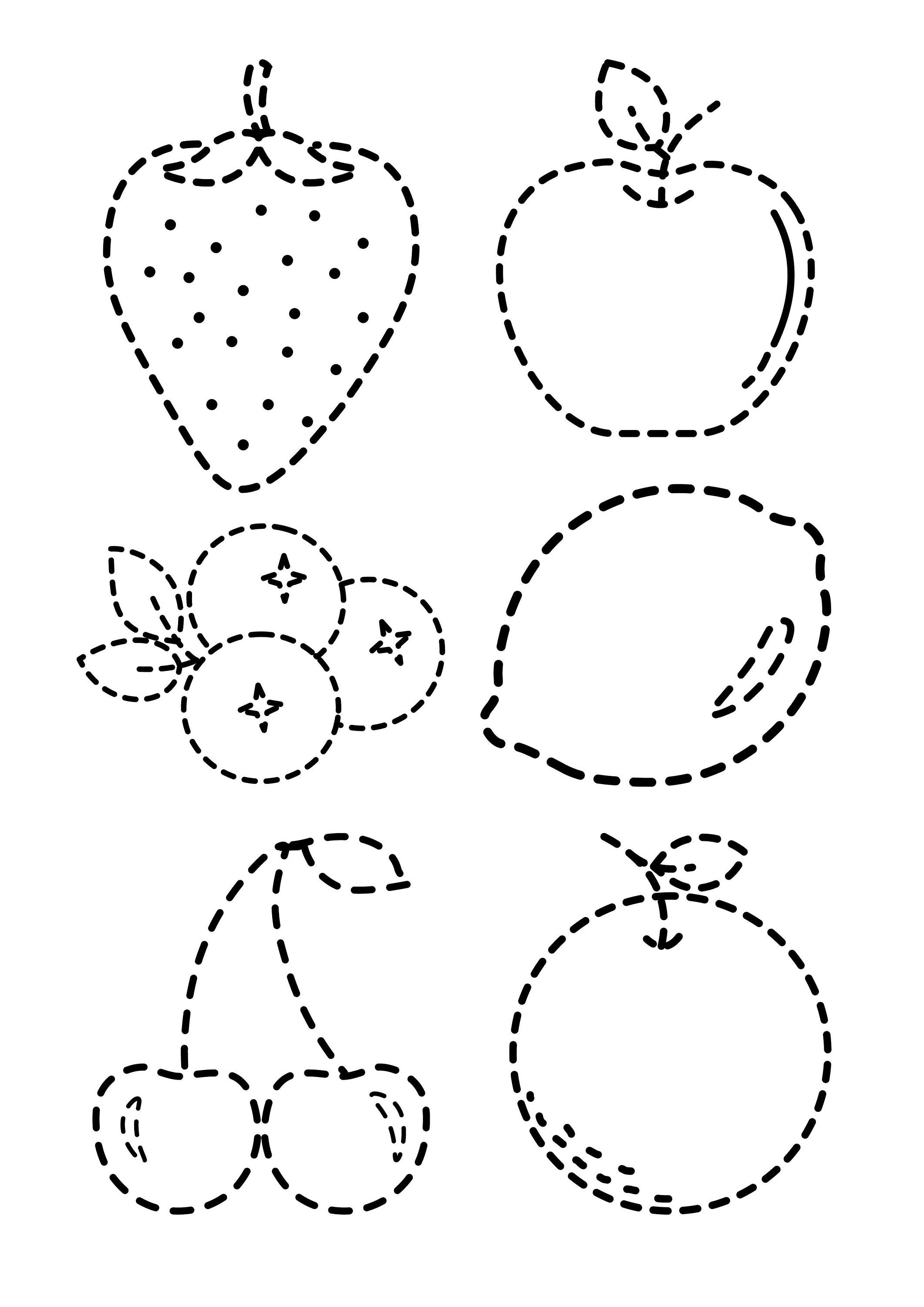 Line and Shape Tracing, Coloring Pages for Kids, Animal Tracing ...