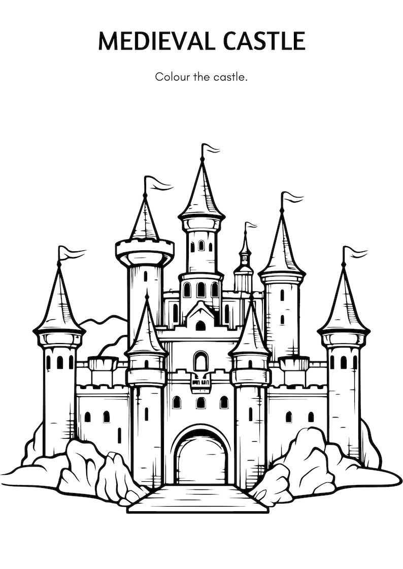 Medieval History Unit Printable Worksheets English History for Kids ...