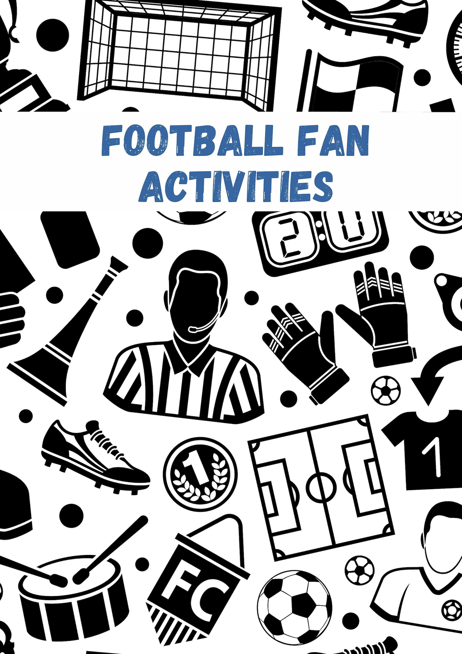 Football Kids Activities Homeschooling Fun Worksheets Activity Book ...