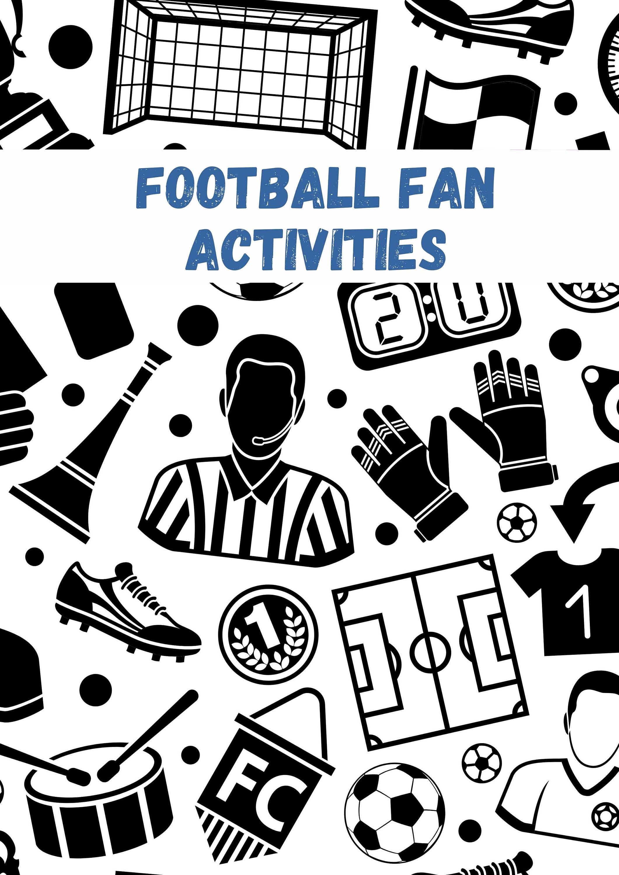 Football Kids Activities Homeschooling Fun Worksheets, Activity Book ...