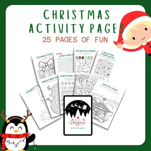 Christmas Activity Book and Coloring Book, Nativity Coloring ...