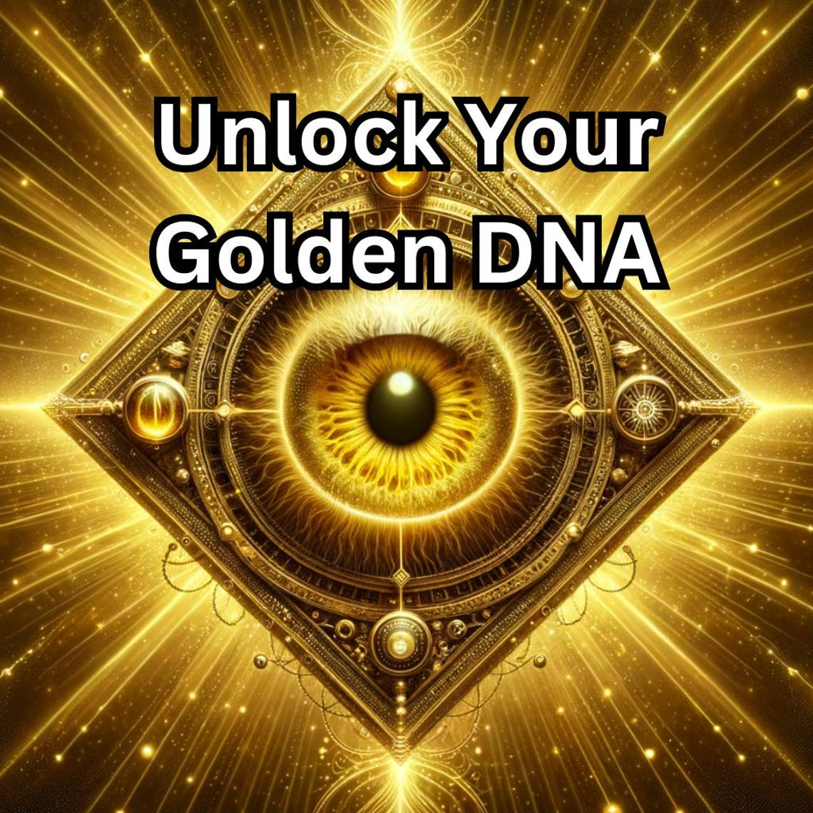 Unlock Your Golden DNA: Transformative DNA Activation - Full Strands - Etsy