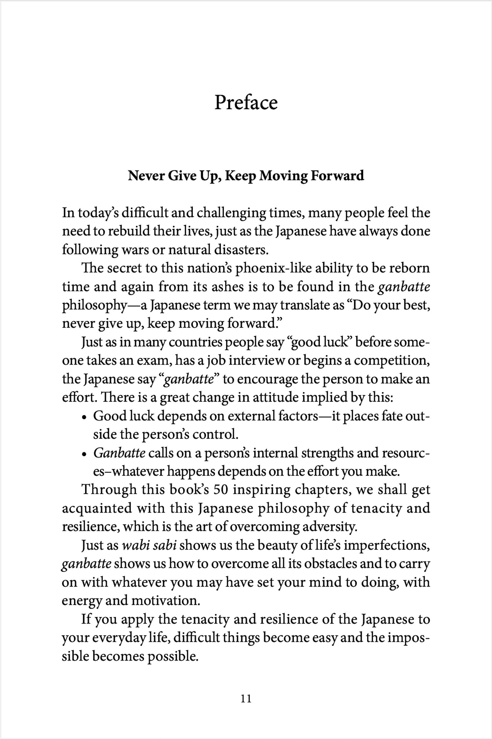 Ganbatte: the Japanese Art of Always Moving Forward by Albert ...