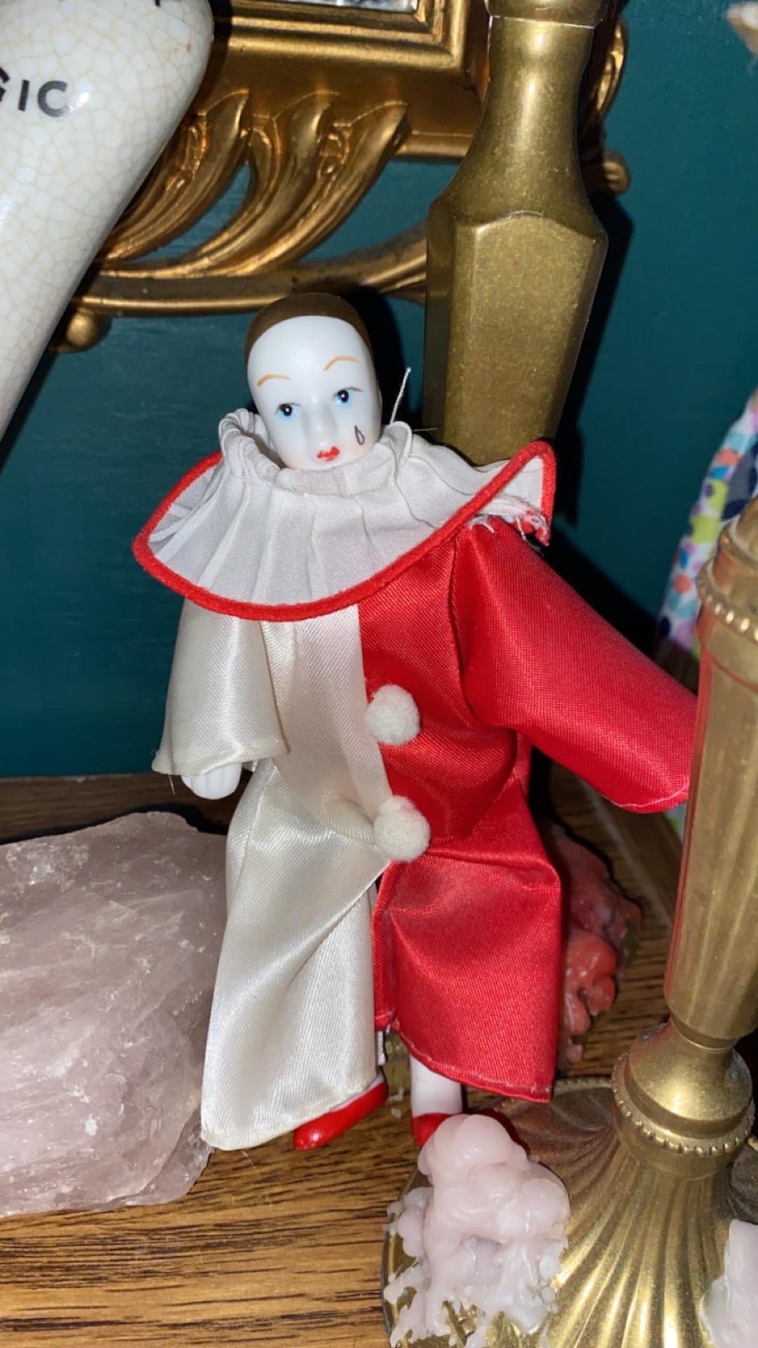 Vintage Sad Clown Doll - Etsy