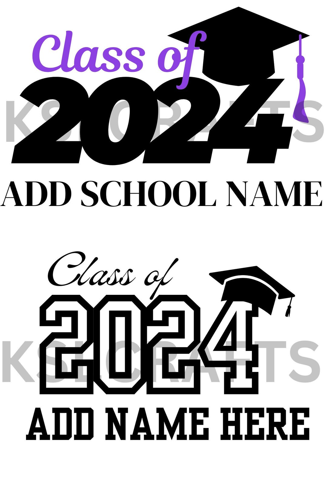 Class of 2024 PNG - Etsy