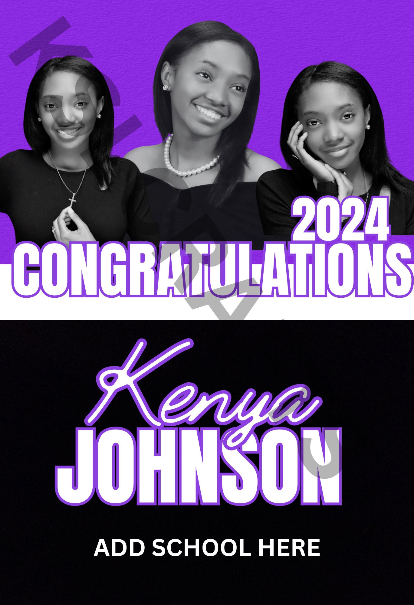 Class of 2024 Grad Template - Etsy