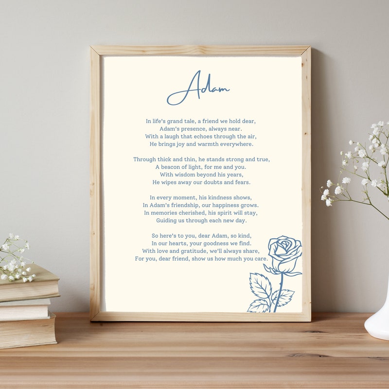 Name Poem - Etsy