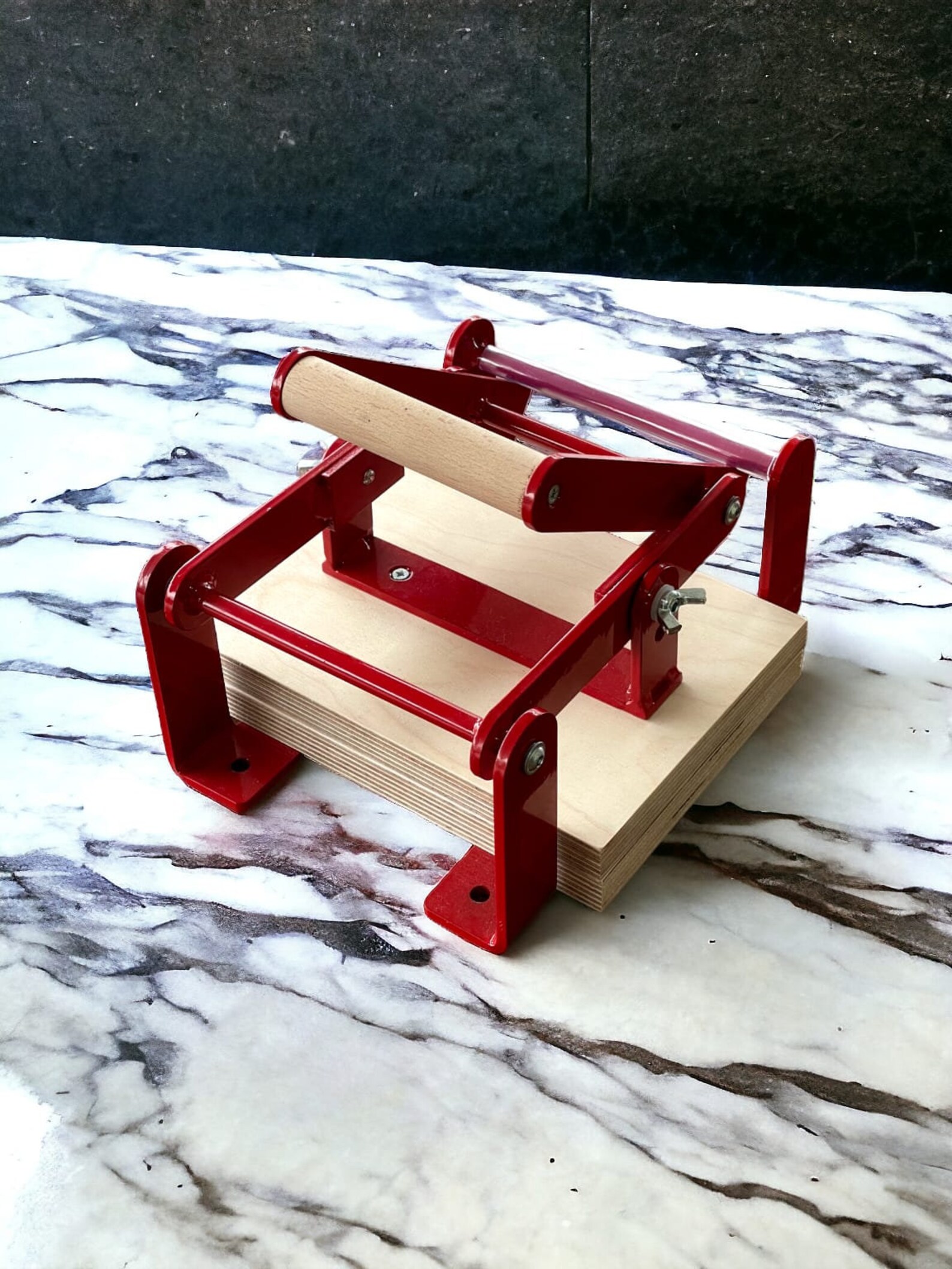 A4 Red Lino Printing Press: Portable Relief Printing Machine - Etsy