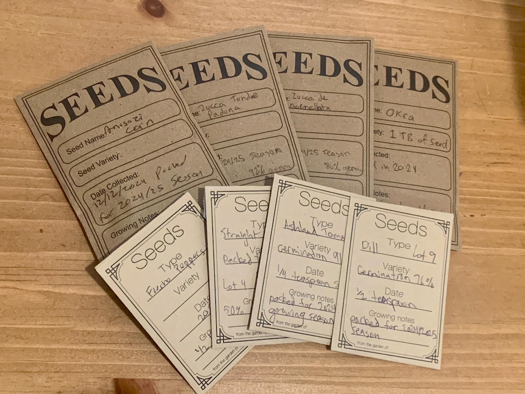 Multi-pack of Vegetable Seeds - 8 Varieties, Heirloom, Non-gmo, Organic ...