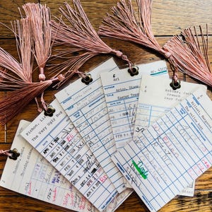 Vintage Library Card Bookmarks- Ephemera- Nostalgic- Bookish Merch - Etsy
