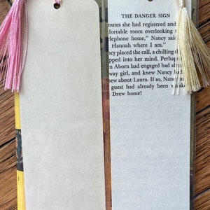 Nancy Drew Bookmark Set, the Bungalow Mystery, Bookish Merch, Recycled ...