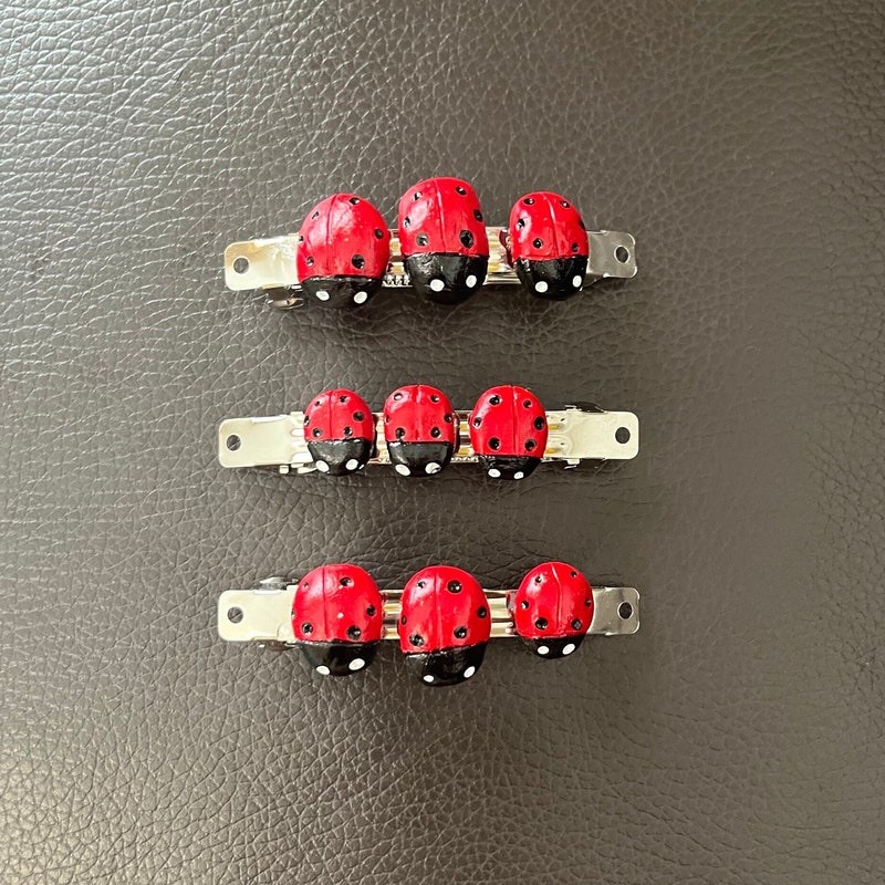 Ladybug Hair Clip - Etsy