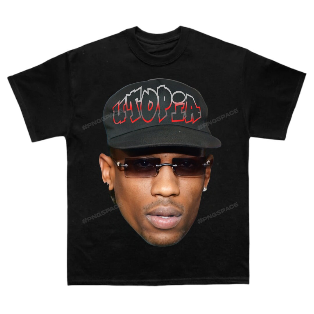 TRAVIS SCOTT PNG Rap Tee T-shirt Design Printable Rap Tee Shirt Design ...