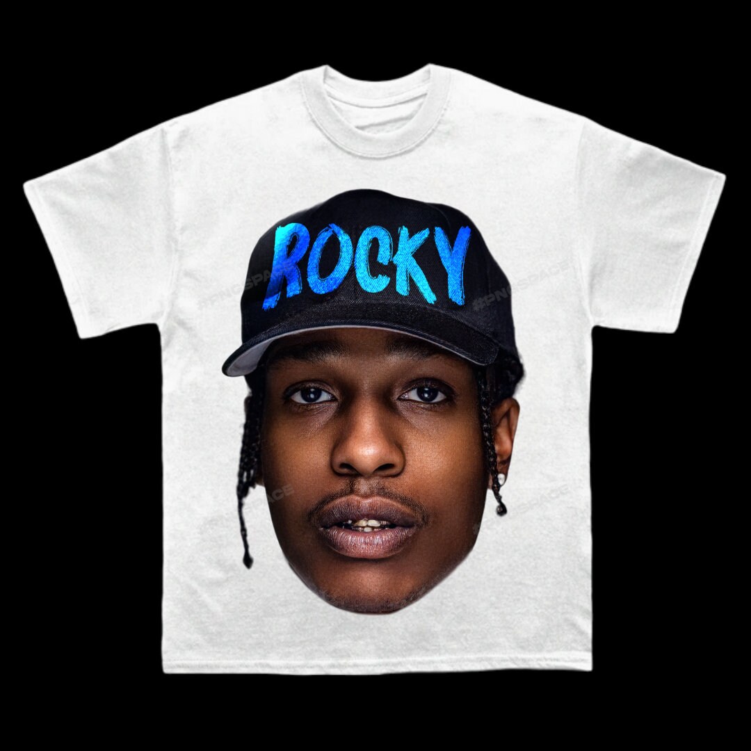 ASAP ROCKY PNG Rap Tee T-shirt Design Printable Rap Tee Shirt Design ...