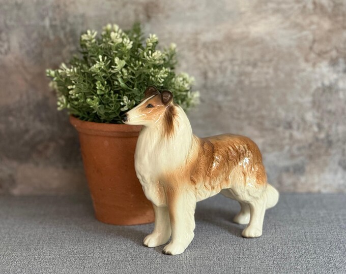 Rough Collie by Beswick - Etsy UK