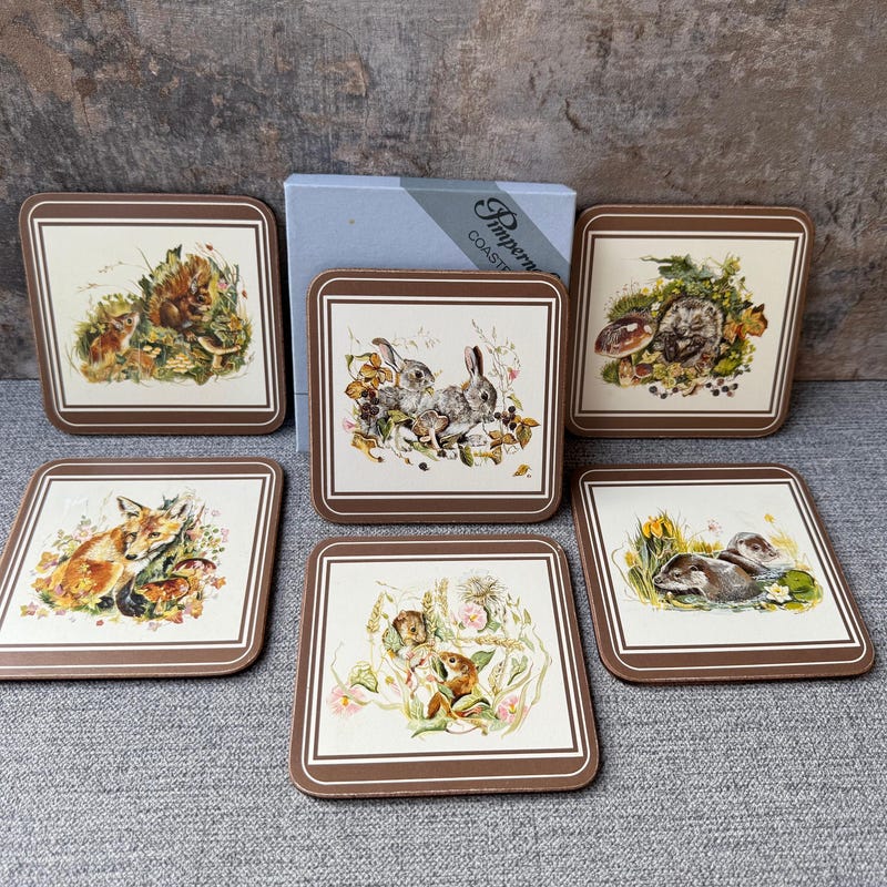 70s Coasters Stone - Etsy UK