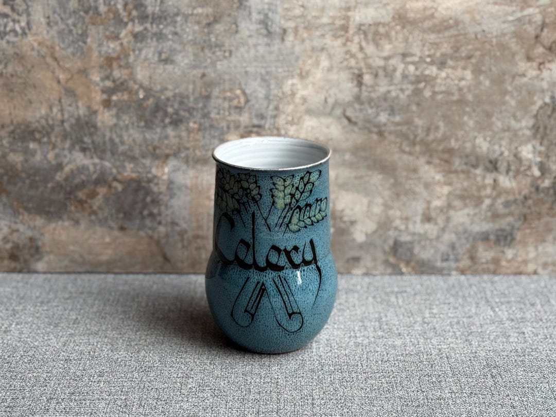 Vintage Celery Jar / Vase by Wellhouse Pottery Paignton | Toni Raymond ...