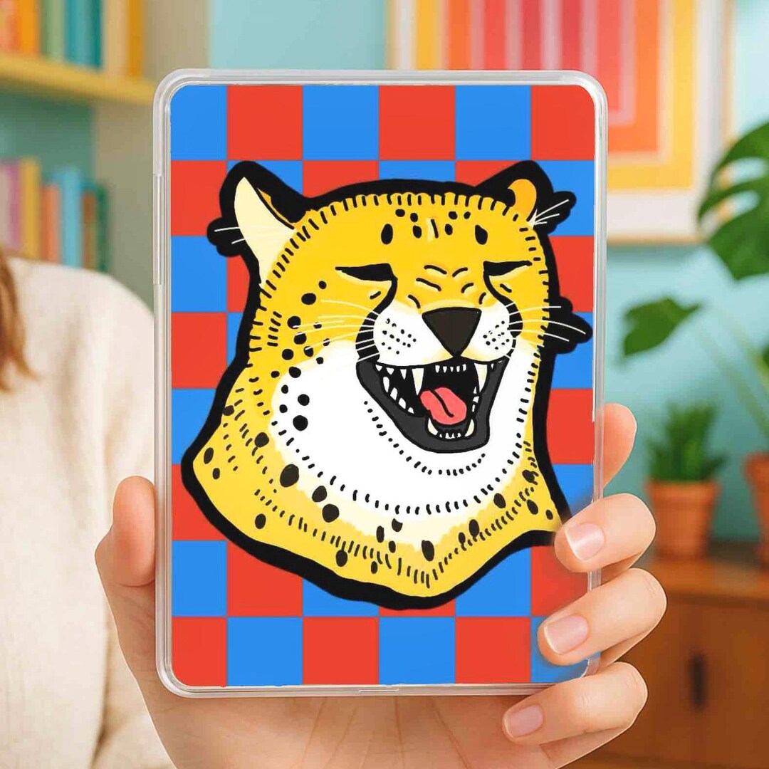 Kindle Clear Case Insert for 12th Gen Paperwhite Laughing Cheetah ...