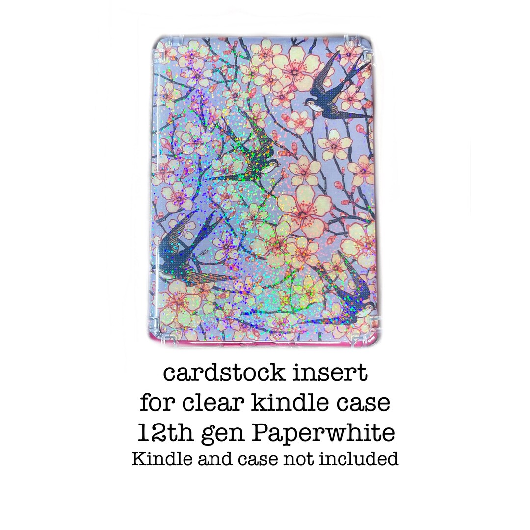 Kindle Clear Case Insert for 12th Gen Paperwhite Insert for Clear ...