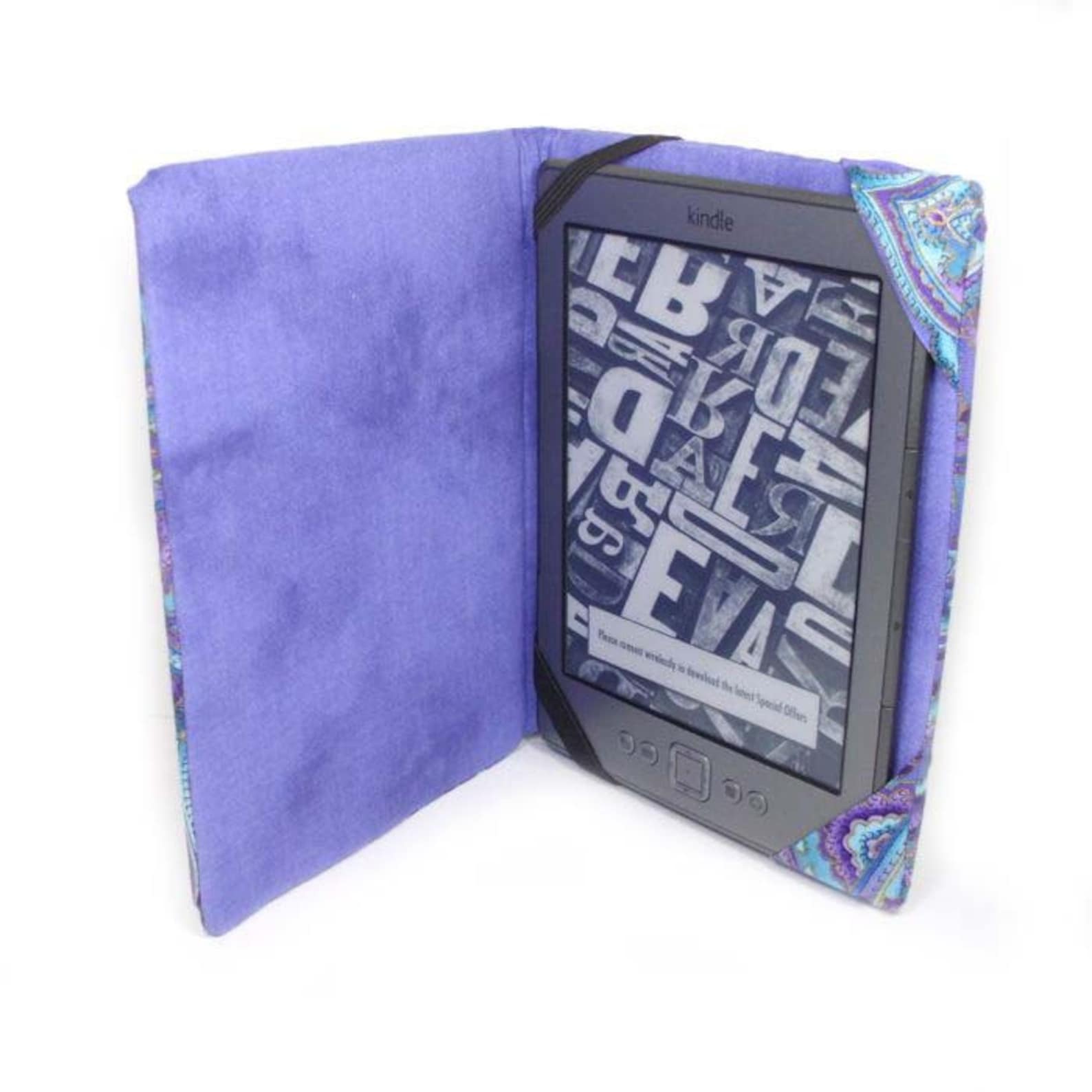 Kindle Cover Made to Order Purple Paisley Kindle - Etsy