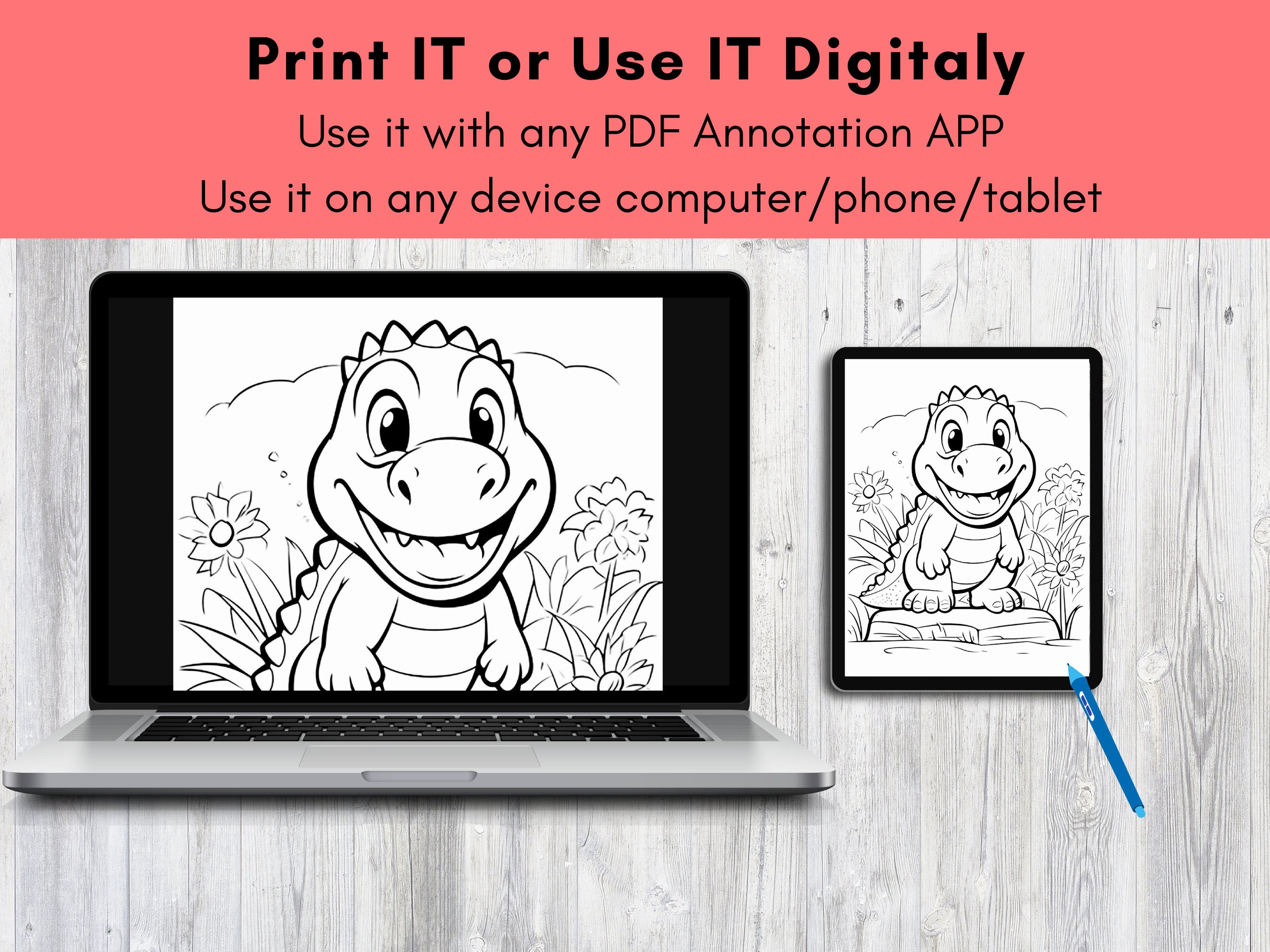 Kids Coloring Pages Digital Coloring Sheets Coloring Book Downloads ...