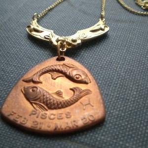 Water Sign Pisces Horoscope Zodiac Astrology Necklace - Etsy