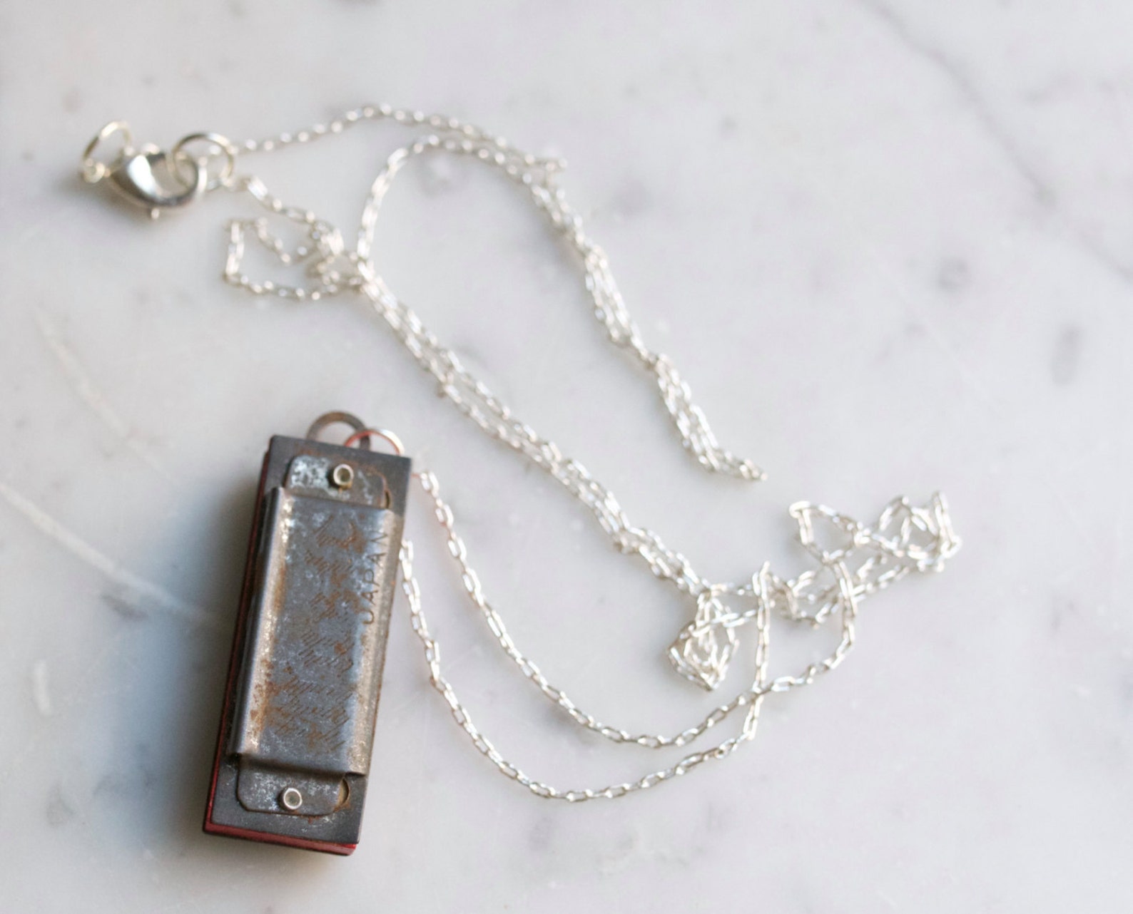 Antique Miniature Harmonica Necklace music Japan Mini Working Musical Instrument - Etsy