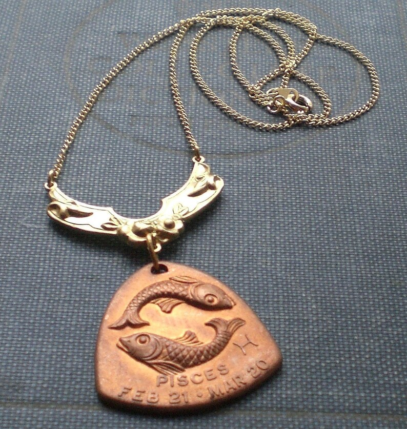 Water Sign Pisces Horoscope Zodiac Astrology Necklace - Etsy