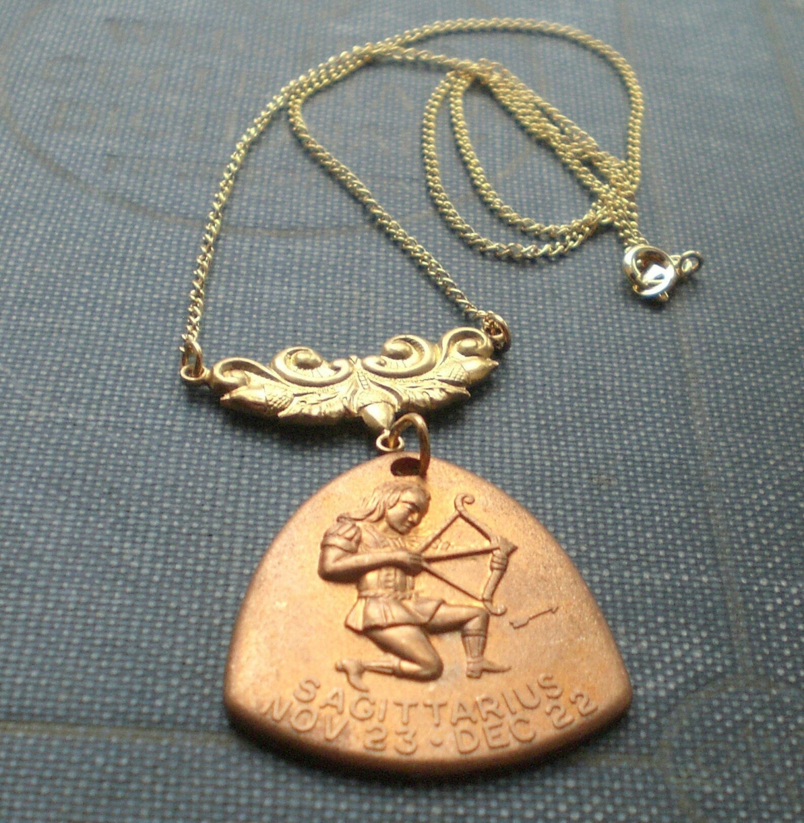 Sagittarius Zodiac Horoscope Astrology Necklace the Hunter - Etsy