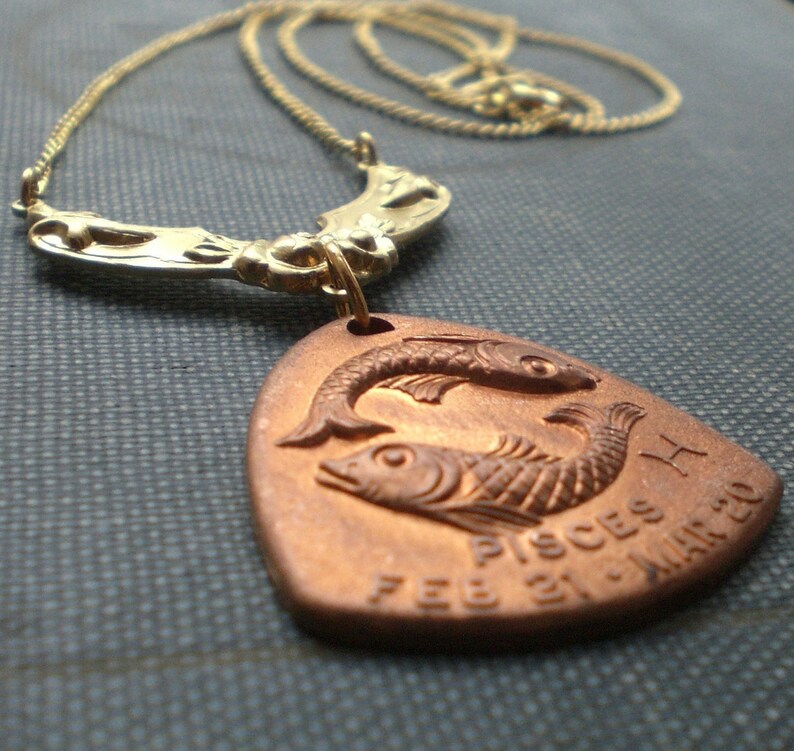 Water Sign Pisces Horoscope Zodiac Astrology Necklace - Etsy