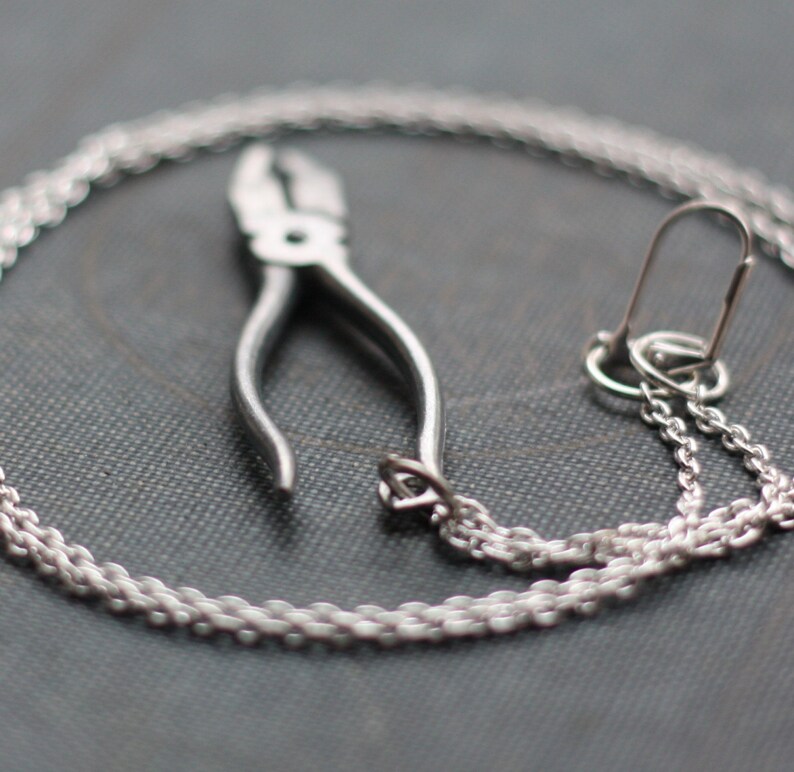 Pliers Hardware Handyman Tool Necklace - Etsy